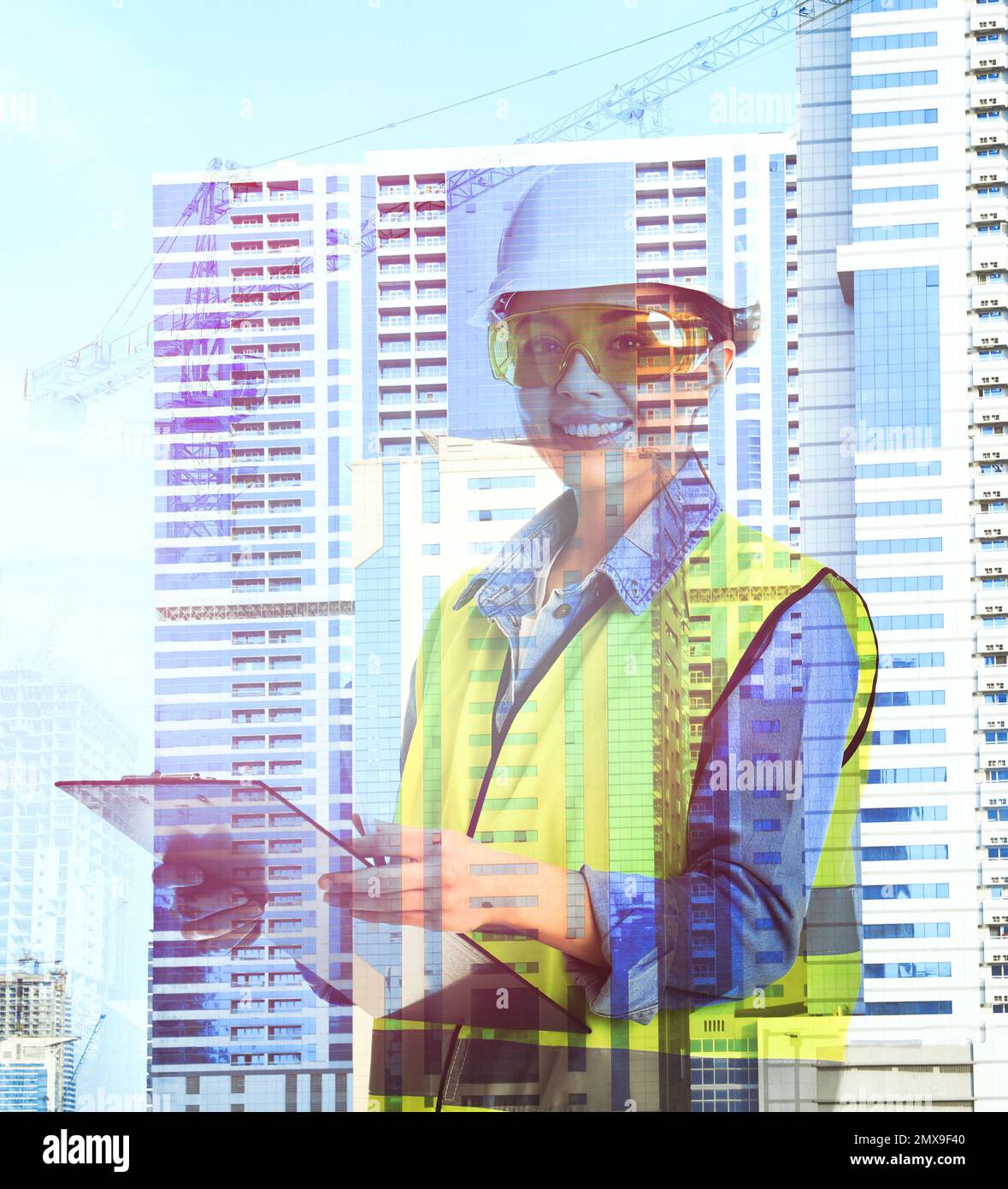 Engineer builder woman in uniform hi-res stock photography and images ...
