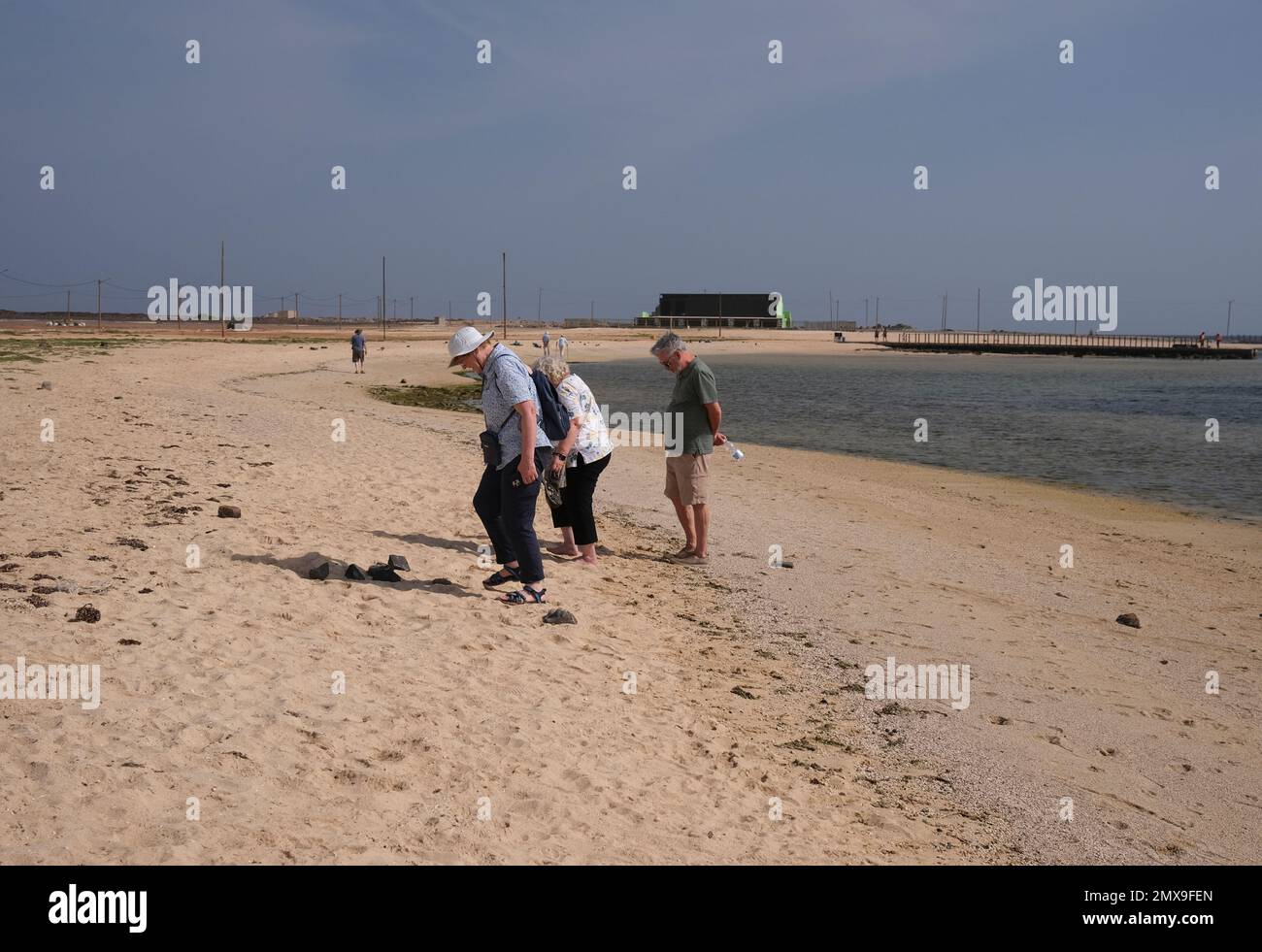 Tourists on the beach in Cabo Verde (Cape Verde Stock Photo - Alamy
