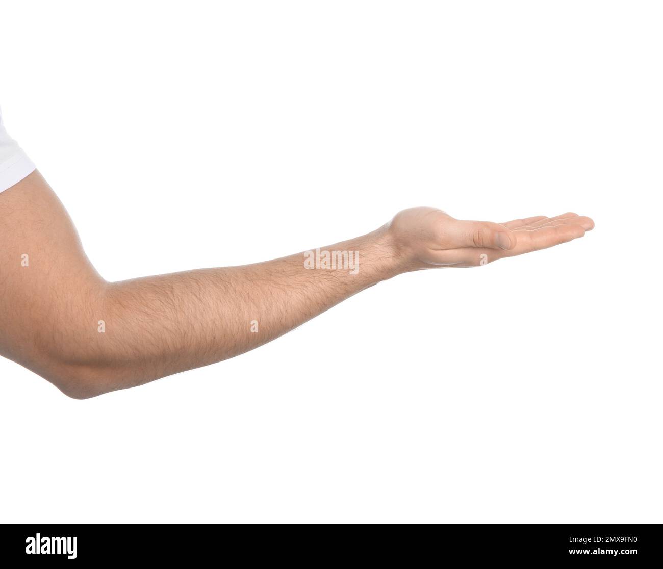 Man extending his palm hi-res stock photography and images - Alamy