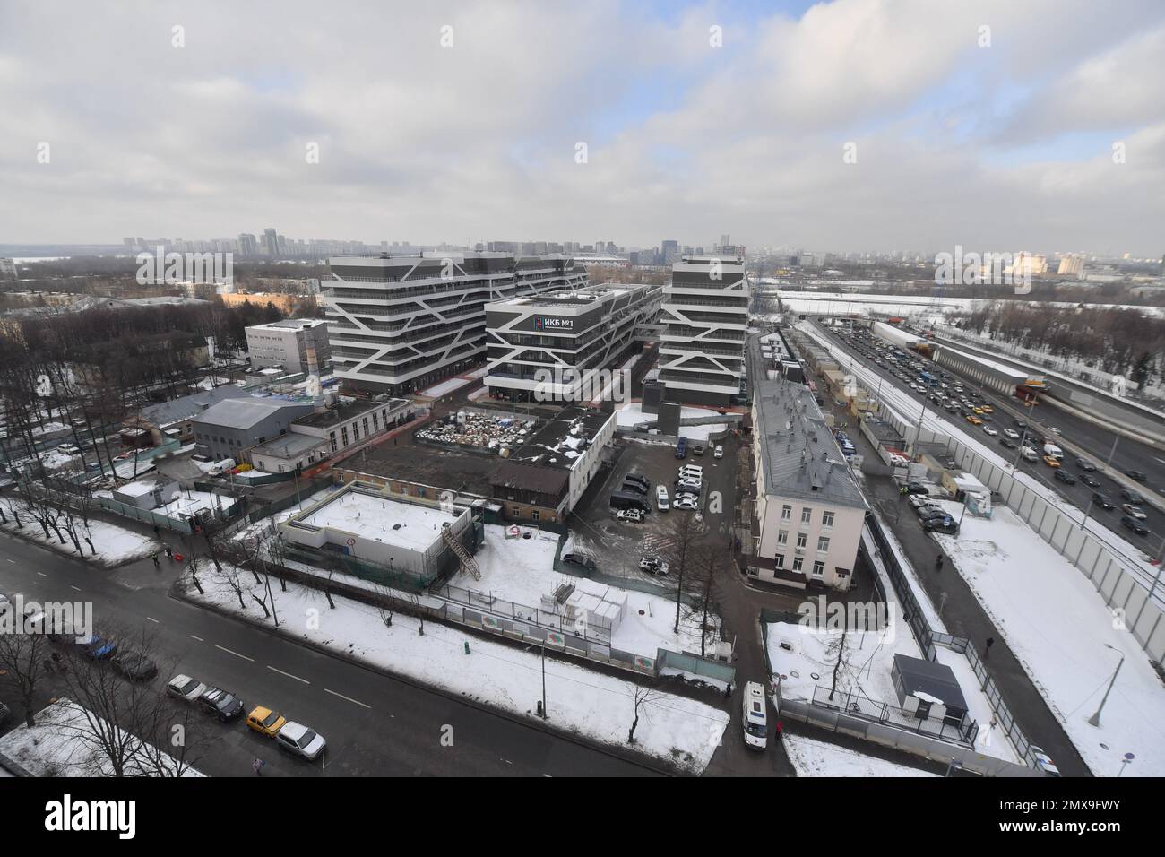 Moscow. Construction of a medical and diagnostic complex of an ...