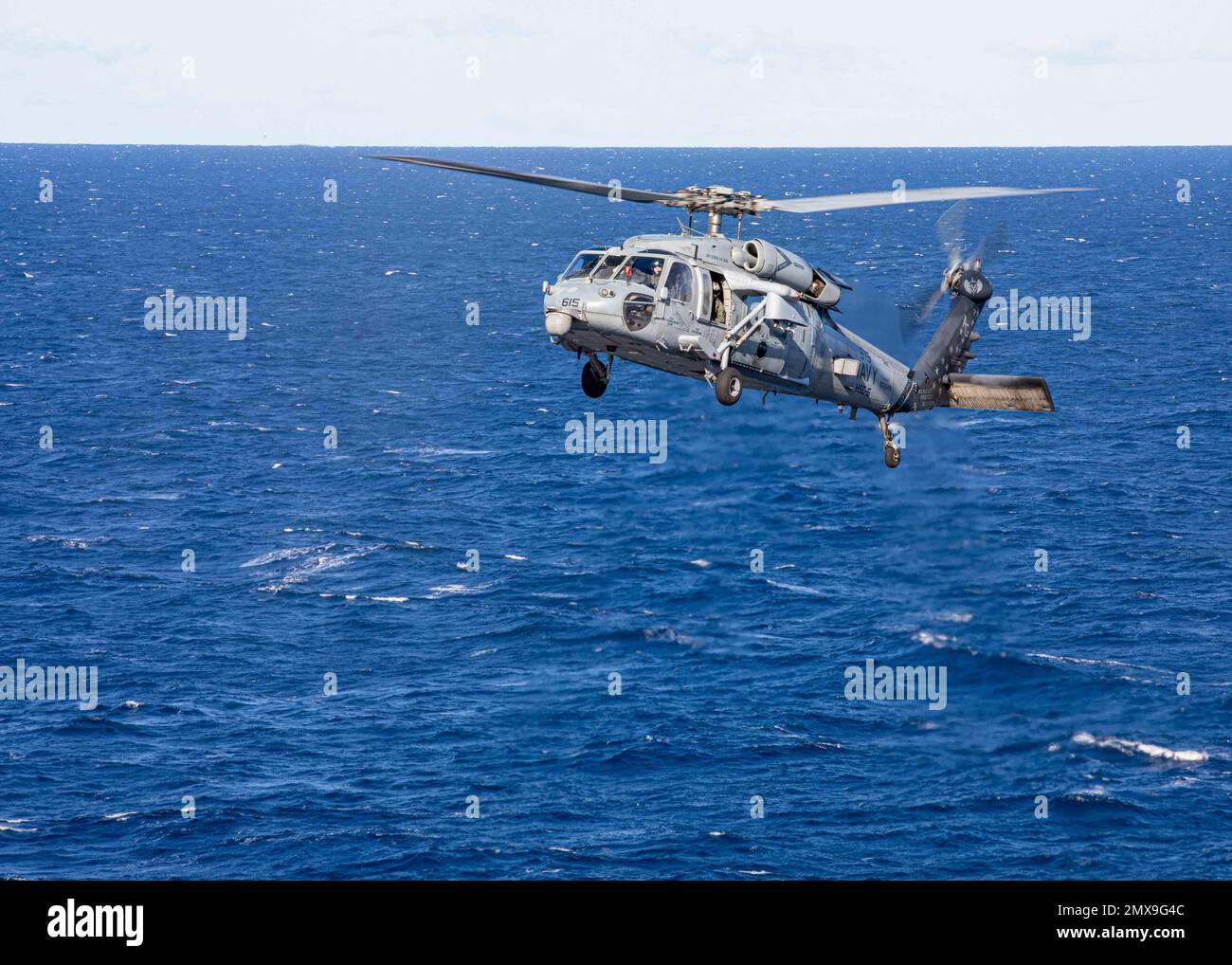 230131-N-IX644-1209 ADRIATIC SEA (Jan. 31, 2023) An MH-60S Nighthawk ...