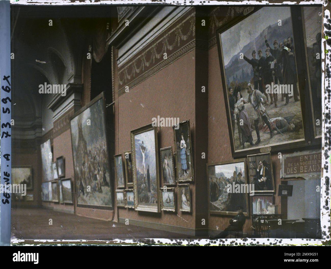 Paris (8th arr.), France The Fair of French Artists at the Grand Palais ...