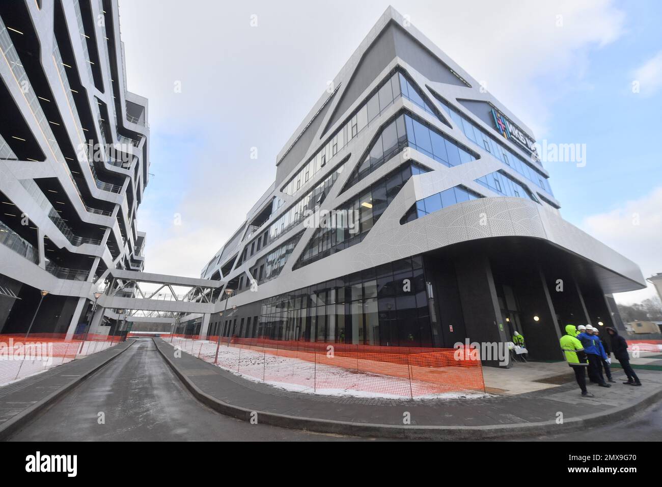 Moscow. Construction of a medical and diagnostic complex of an ...