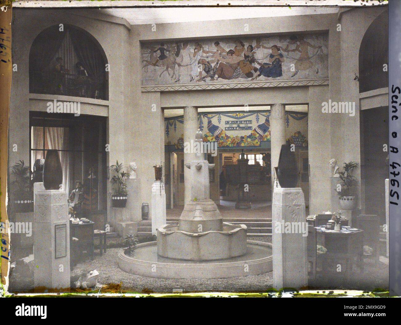 Paris (VIIIE arr.), France The exhibition of decorative arts, pavilion ...