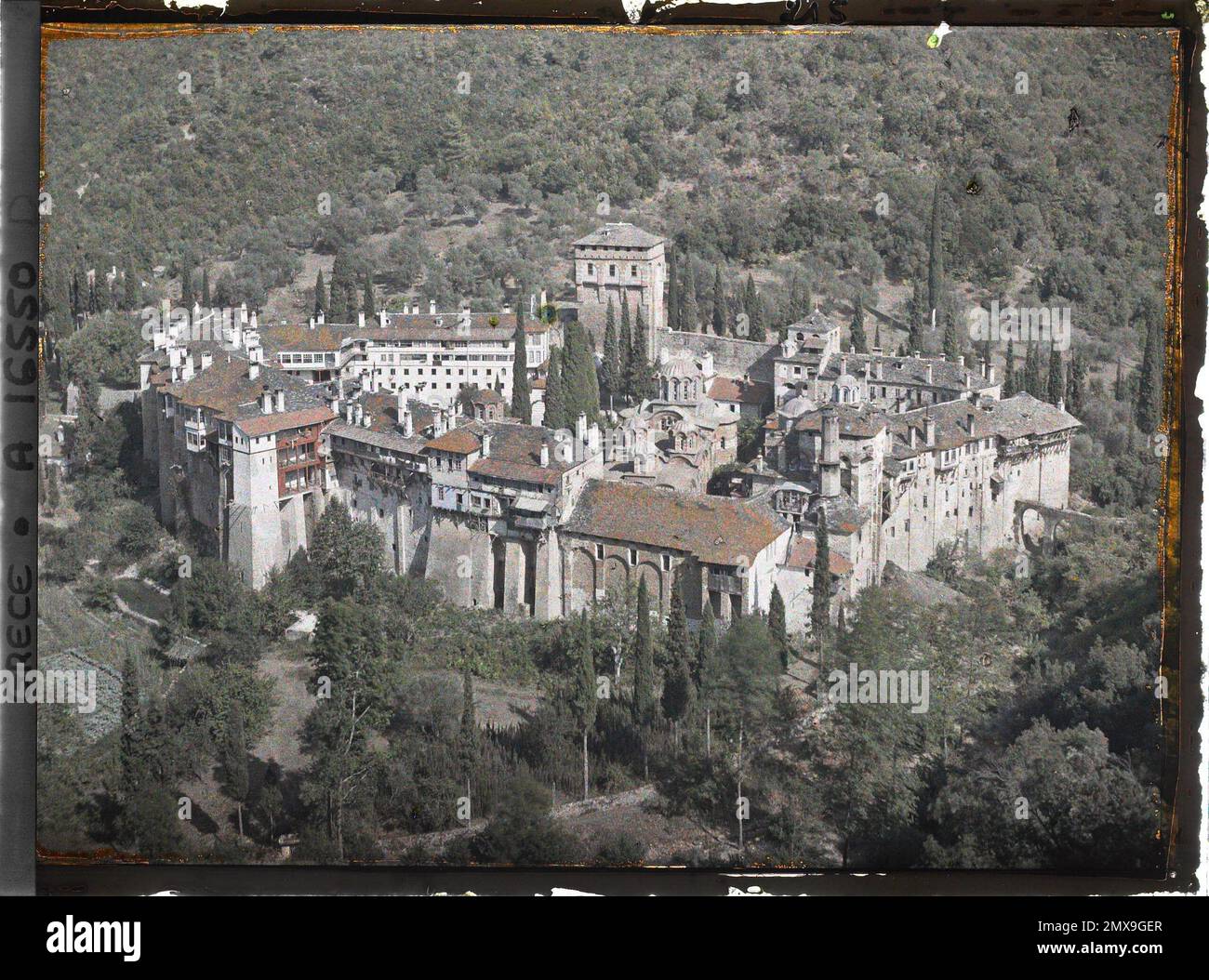 The Hilandar monastery, Greece , 1918 - Greece - Fernand Cuville ...