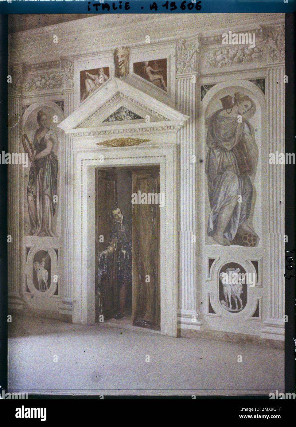 Maser, Italy Frescoes of the Villa Barbaro , 1918 - Italy - Fernand ...