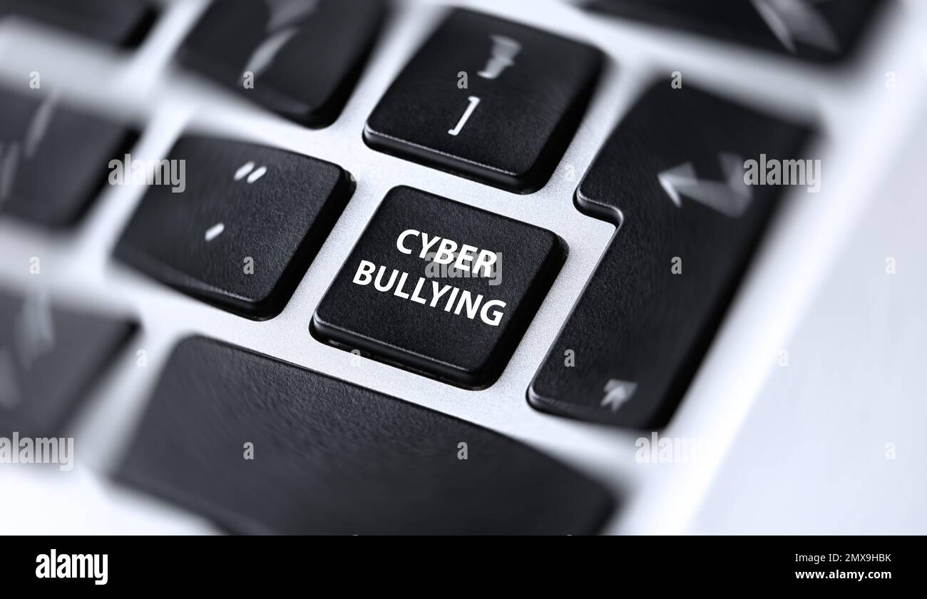 Cyber bullying black hi-res stock photography and images - Alamy
