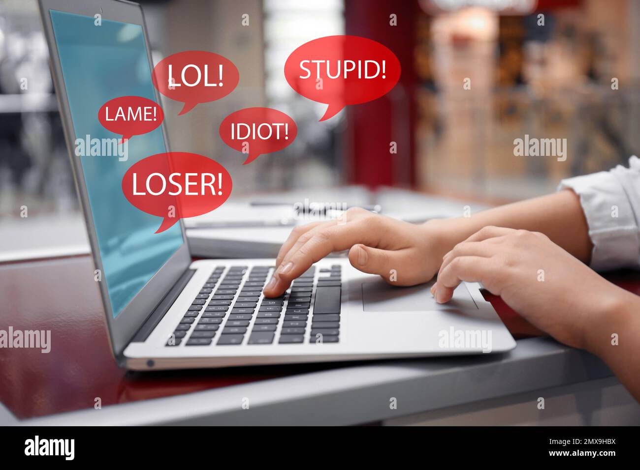 Cyber bullying adult hi-res stock photography and images - Alamy