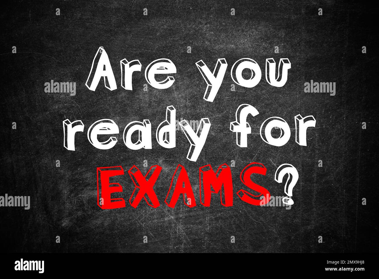 School exams sign hi-res stock photography and images - Alamy