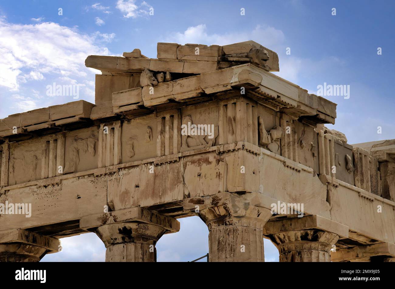 Consecrated to the goddess Athena Parthenos, the Parthenon (Athens ...