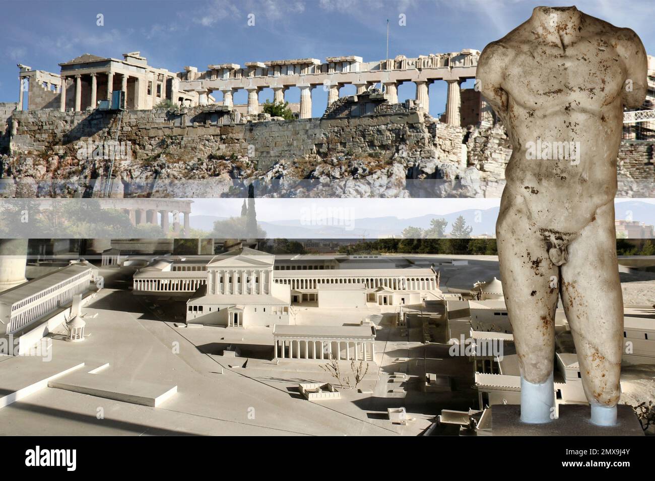 Reconstruction of the Agora of Athens (Greece), as it was and as it is ...