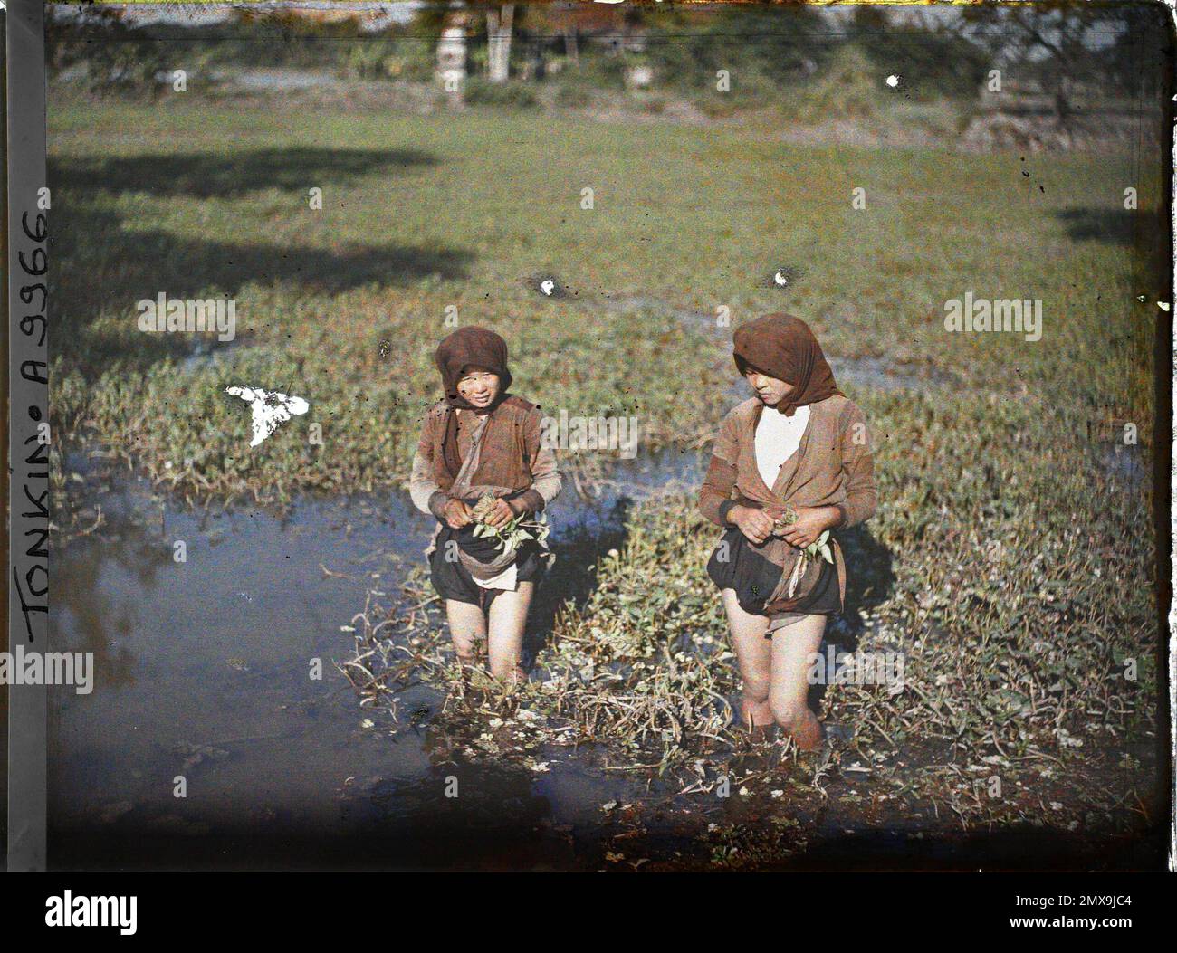 Indochina two young girls hi-res stock photography and images - Alamy