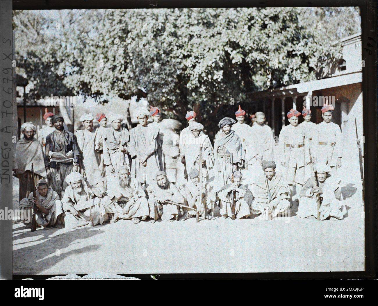 Peshawar, Indes (current Pakistan) Group of Afghan brigands captured on ...
