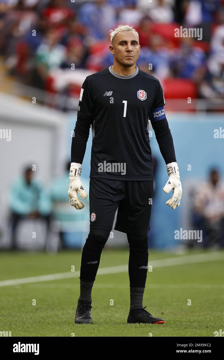 AL-RAYYAN Costa Rica goalkeeper Keylor Navas during the FIFA World Cup ...