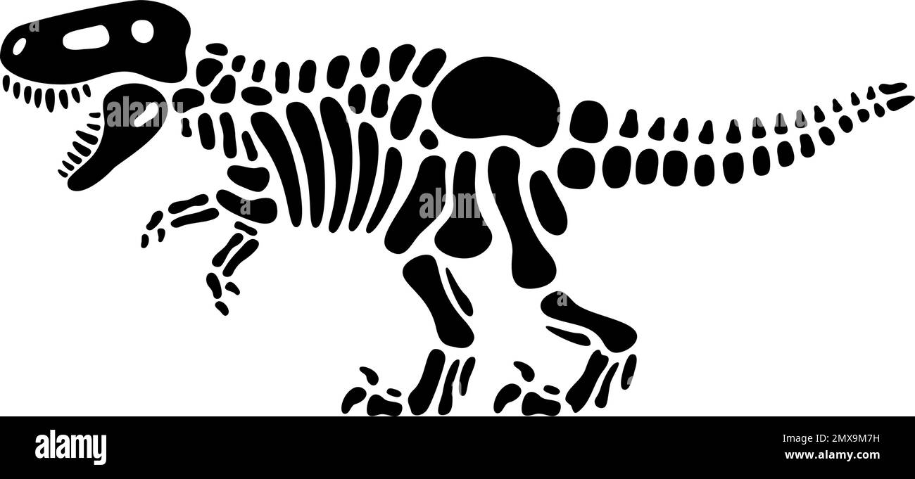 Tyrannosaurus skeleton. Tyrannosaurus fossil body parts. T-rex bones ...