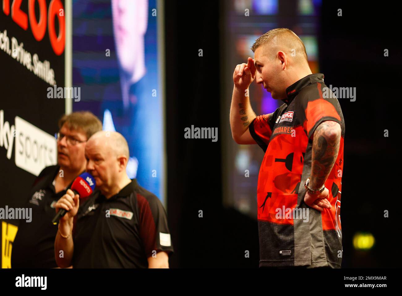 SSE Arena, Belfast, Northern Ireland. 2nd Feb, 2023. 2023 PDC Cazoo Premier League Darts Belfast ...