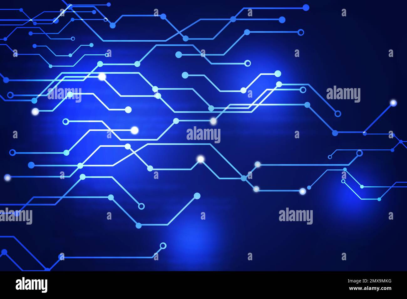 Electronics and technology. Circuit board pattern illustration Stock ...