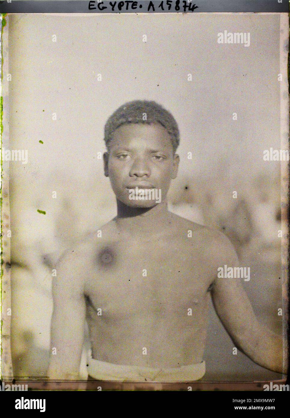 Port-Said, Egypt, Africa Portrait of a young man tamata , 1918 - Near ...