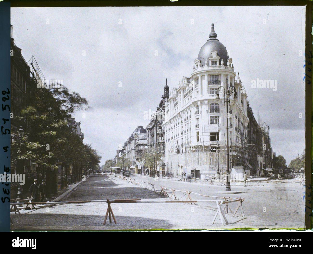 Paris (II-IXE arr.), France La Percée du Boulevard Haussmann, at the ...