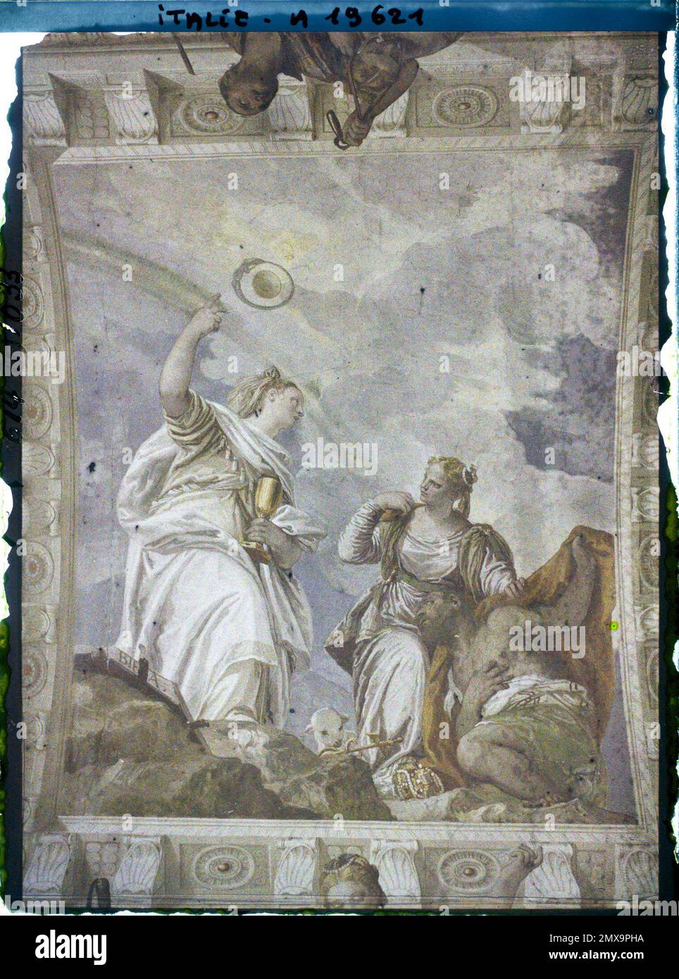 Maser, Italy Frescoes of the Villa Barbaro , 1918 - Italy - Fernand ...