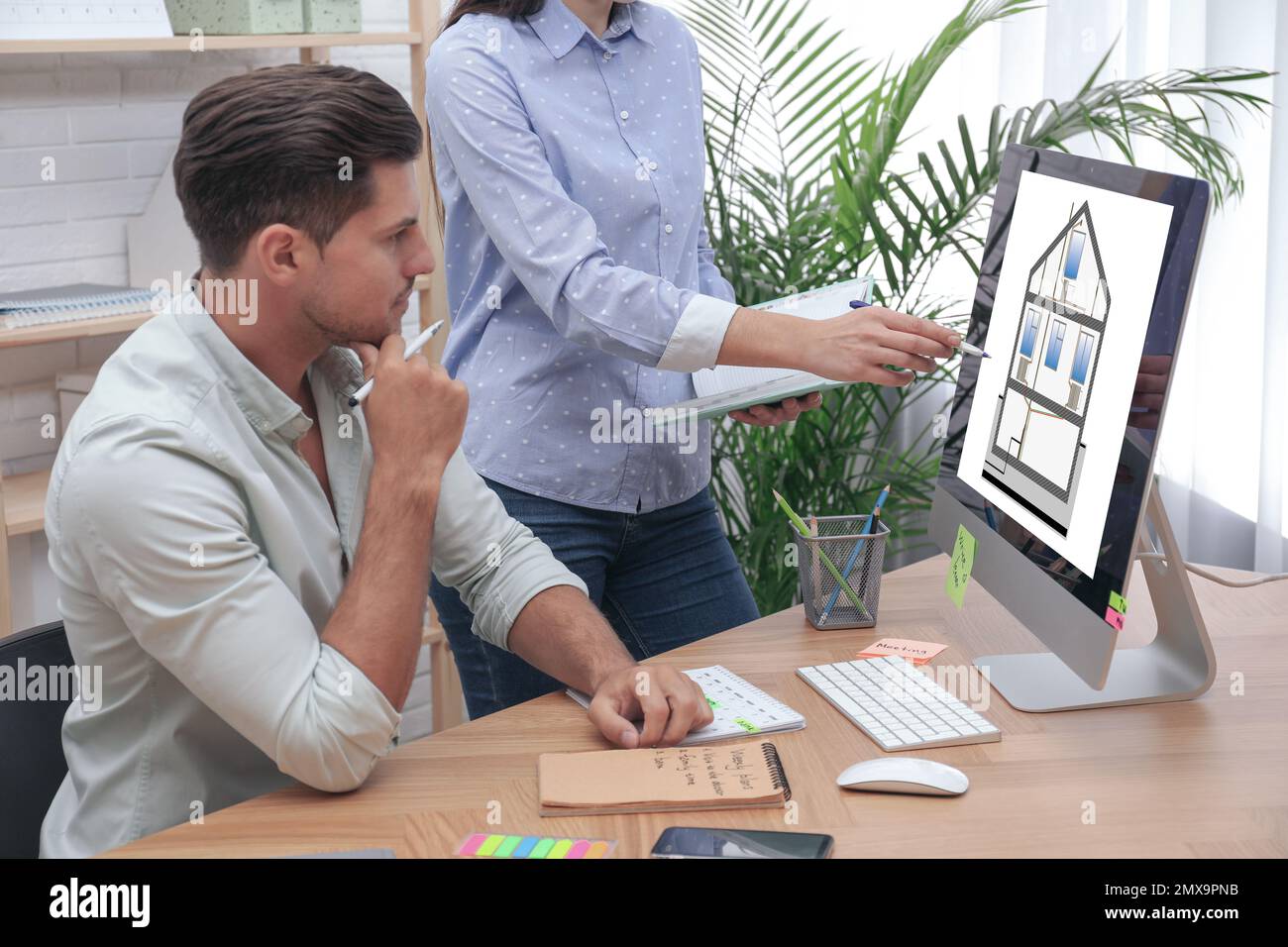 Engineers monitor hi-res stock photography and images - Alamy