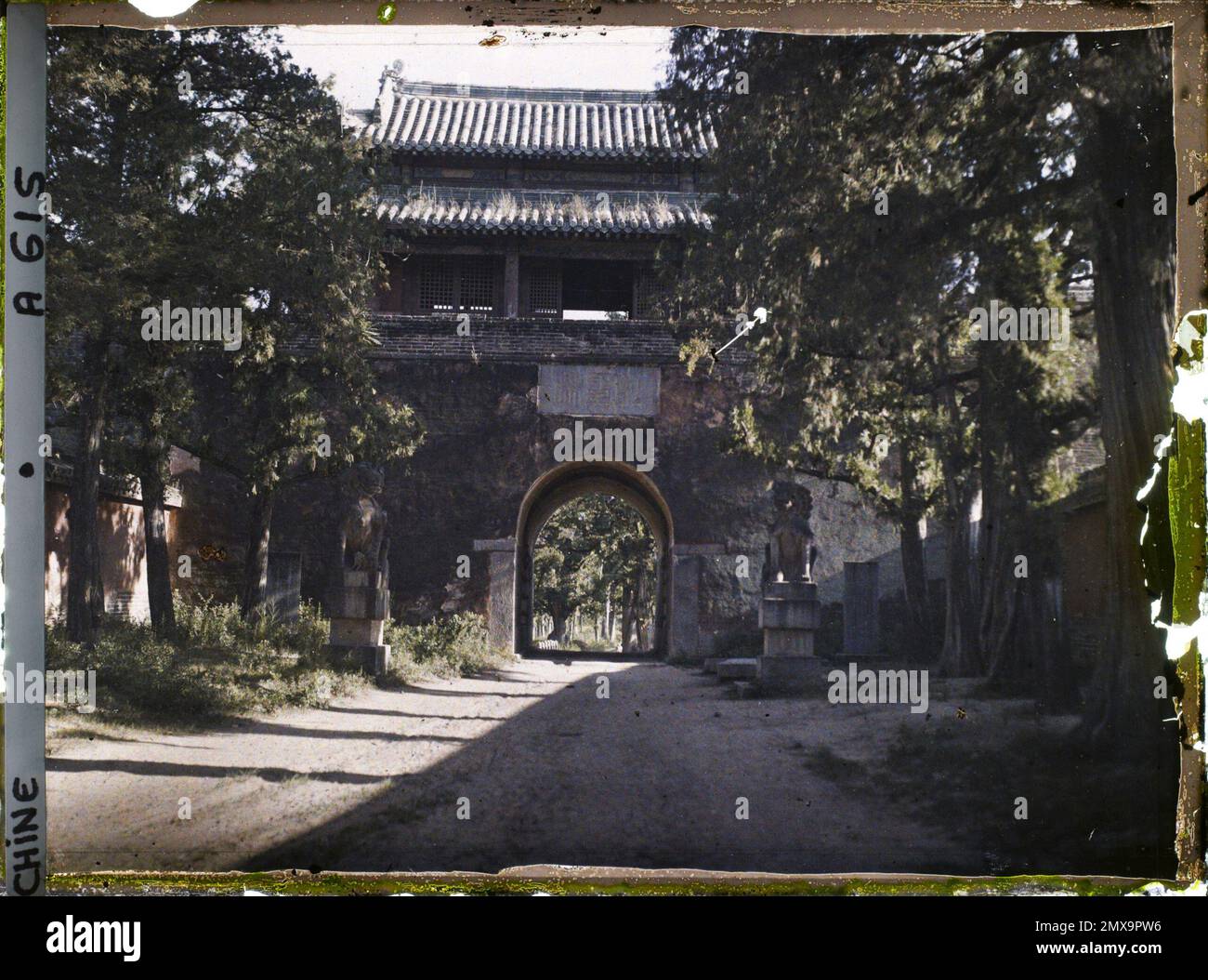 Tchoufou, China Konglin, the necropolis of the Confucius family , 1912 ...