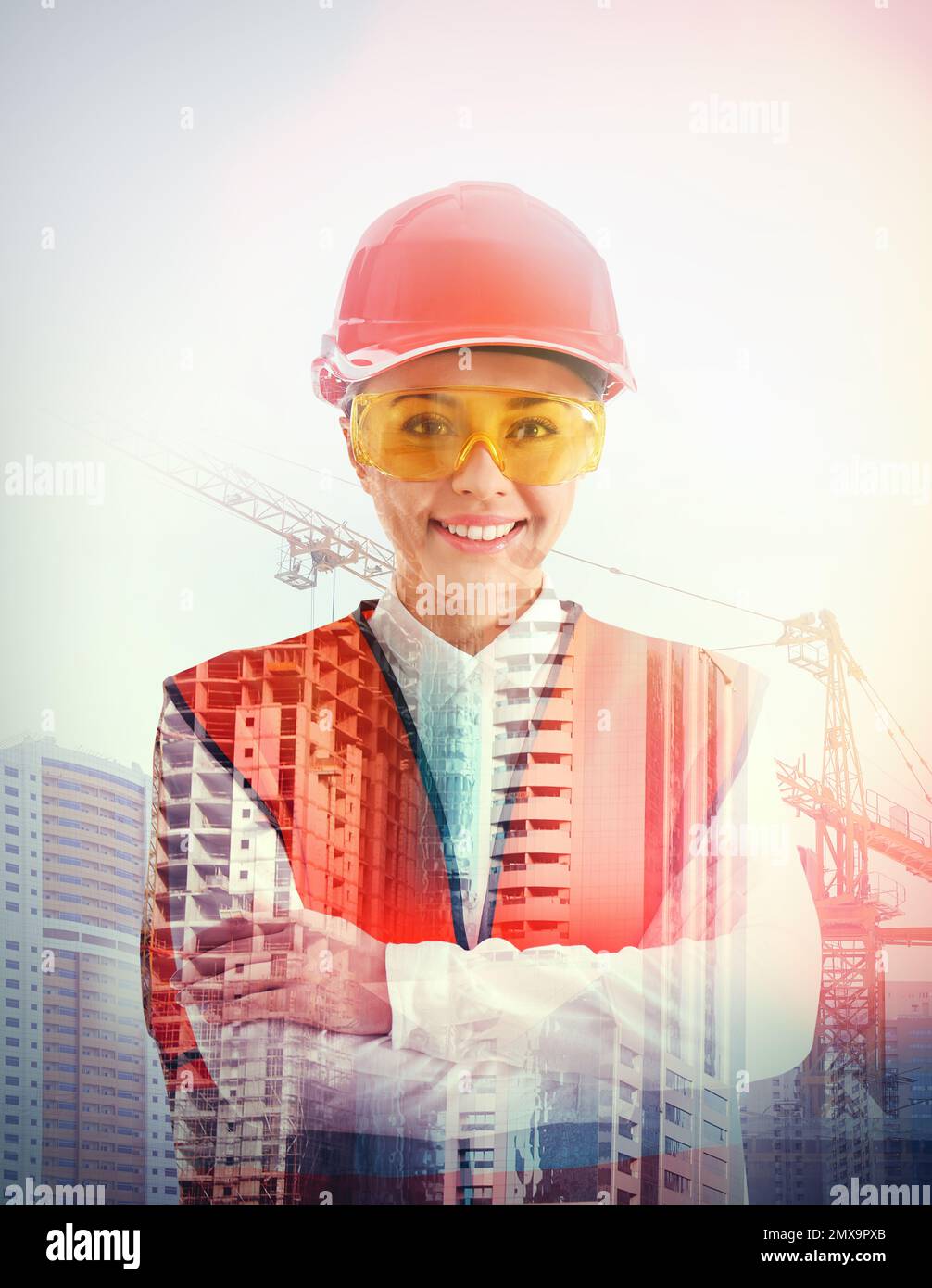 Engineer builder woman in uniform hi-res stock photography and images ...