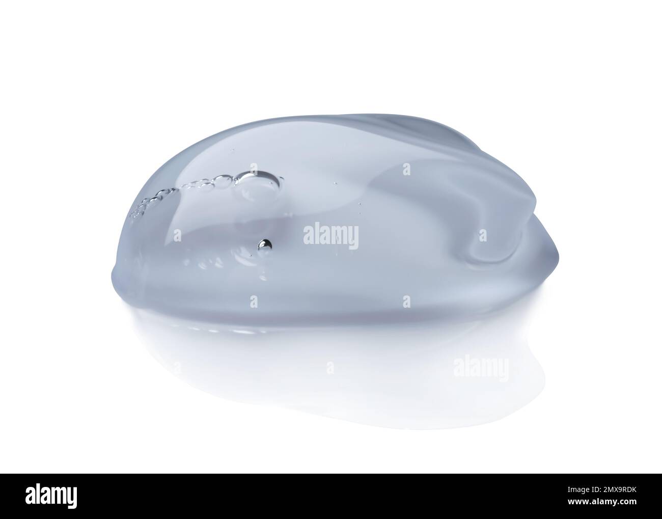 Sample of transparent cosmetic gel on white background Stock Photo - Alamy