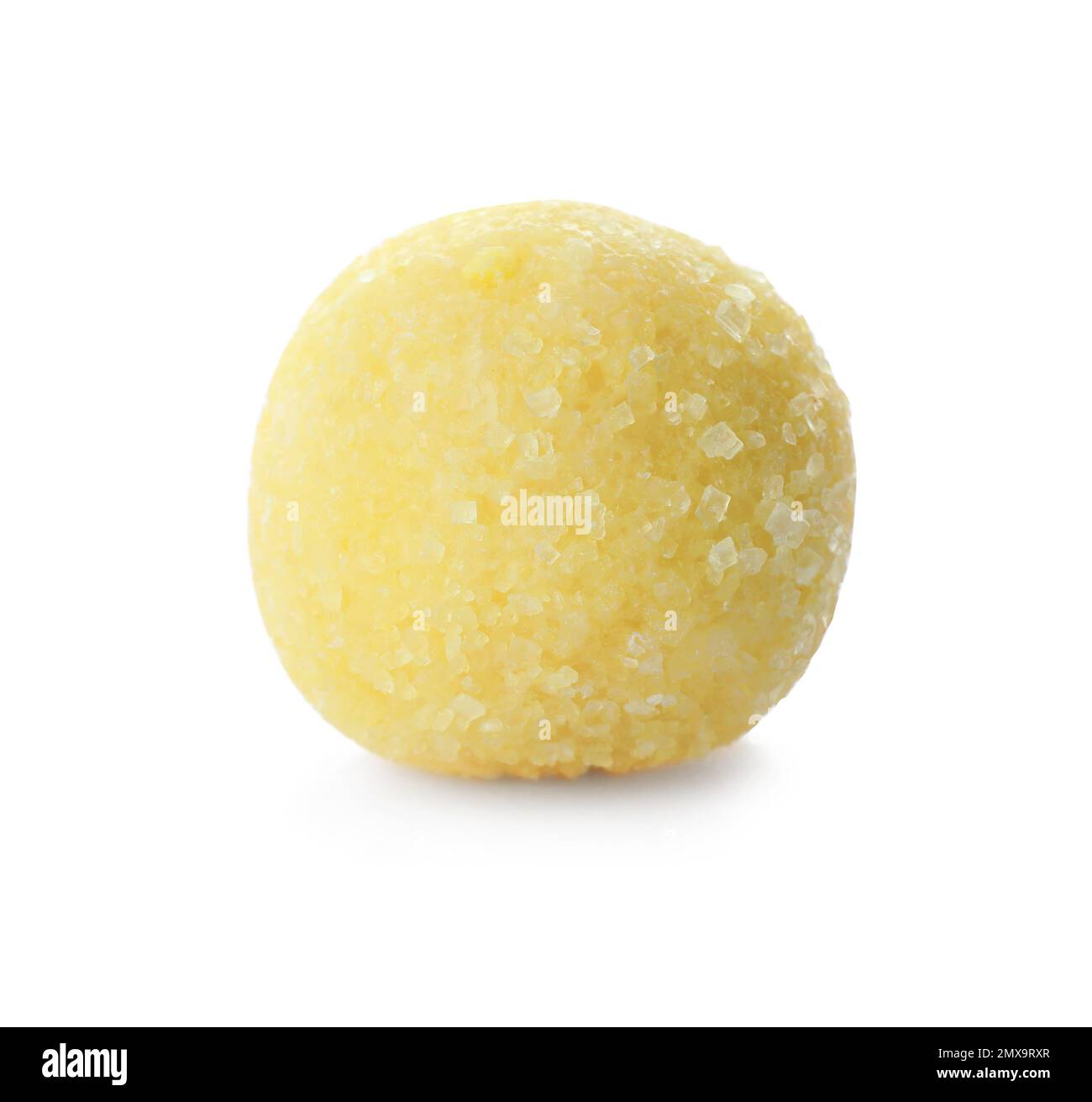 Yellow chocolate candy isolated on white. Fancy confectionery Stock ...