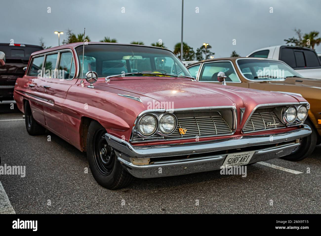 Daytona Beach, FL - November 26, 2022: Low perspective front corner ...