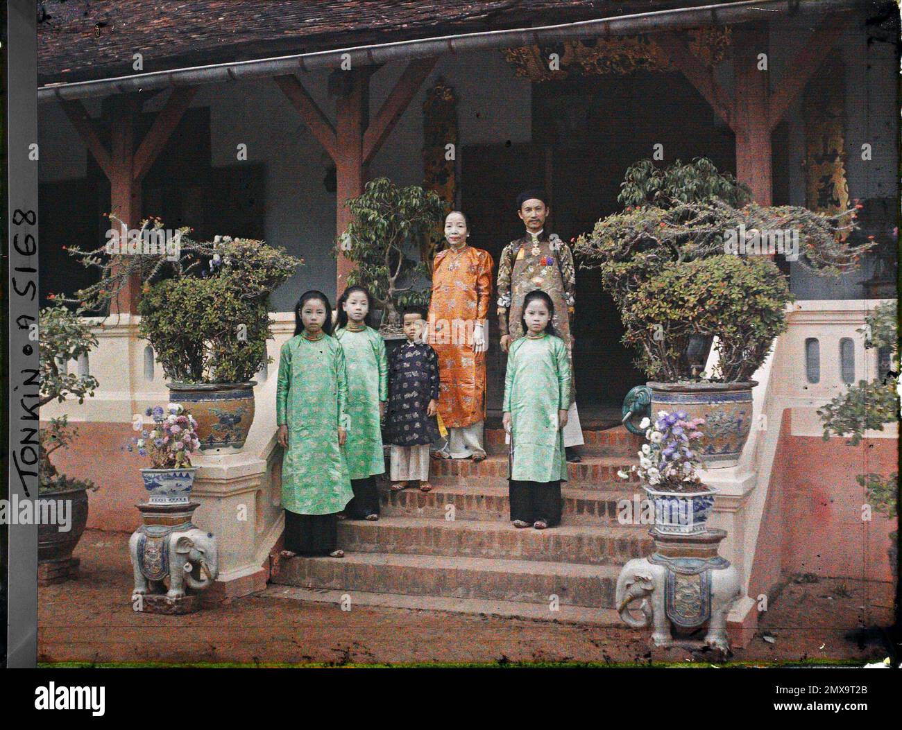 Hà-Dông, Tonkin, Indochina Le Tông-Dôc (Governor) of the province, Mr ...