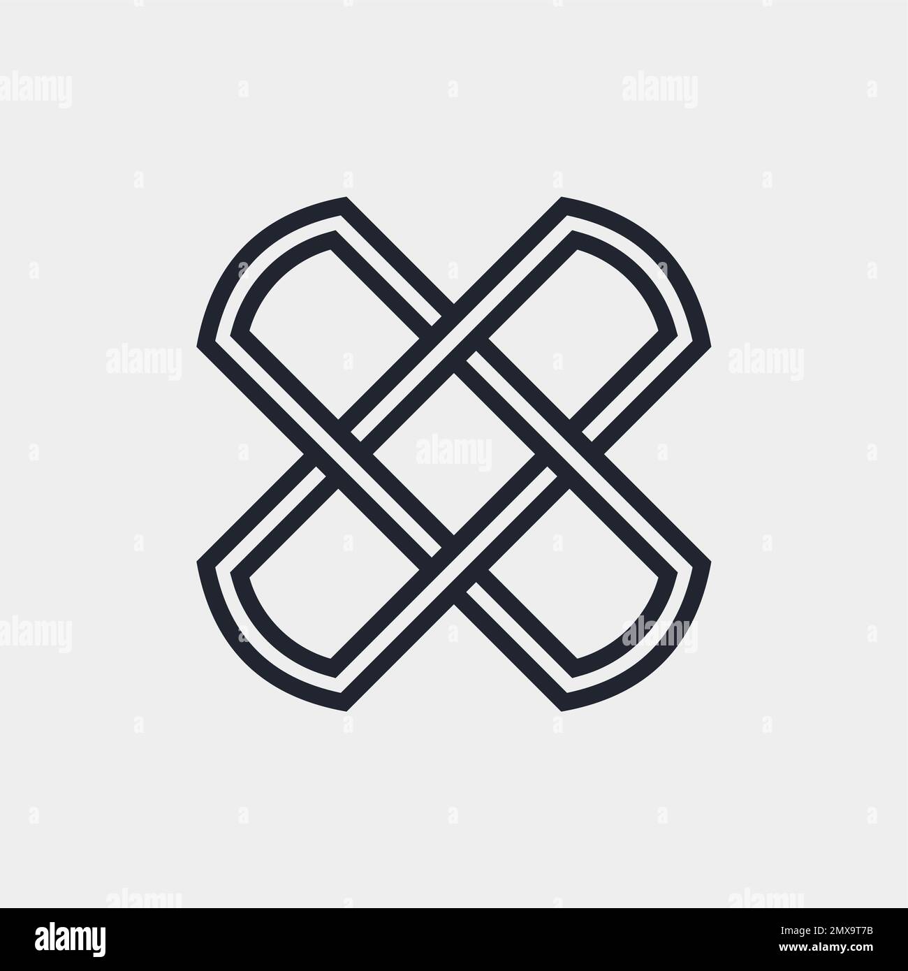 Complex Geometric Contemporary Element. Logo Template for Your Brand ...