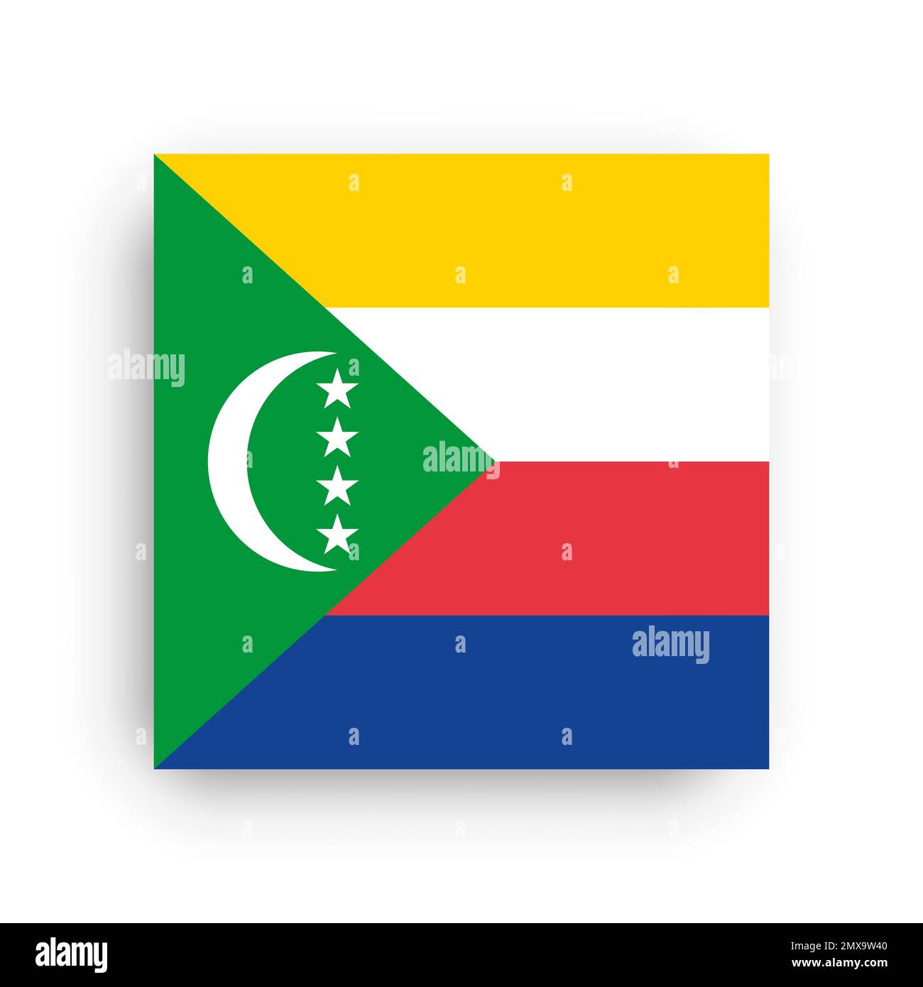 Comorian flag Cut Out Stock Images & Pictures - Alamy