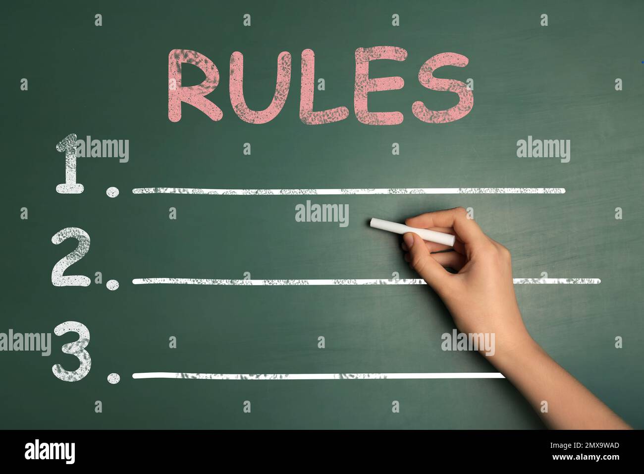 Elementary classroom rules hi-res stock photography and images - Alamy
