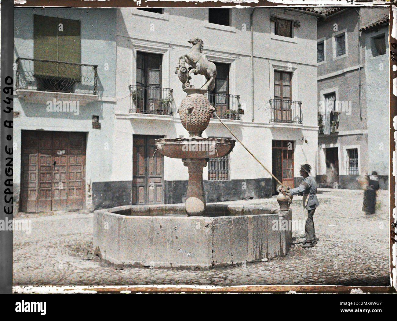 Cordoba, Spain Fontaine Place del Potro , 1914 - Spain - Auguste Léon ...