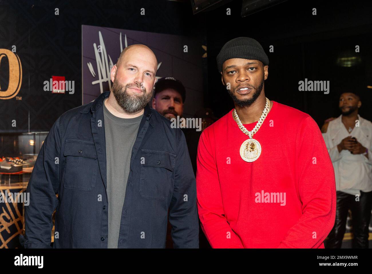 New York, United States. 30th Jan, 2023. Daniel Gamache and Rapper ...