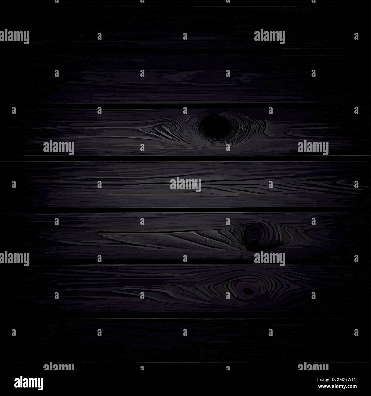 Dark wood texture with knots, board background - Vector illustration ...
