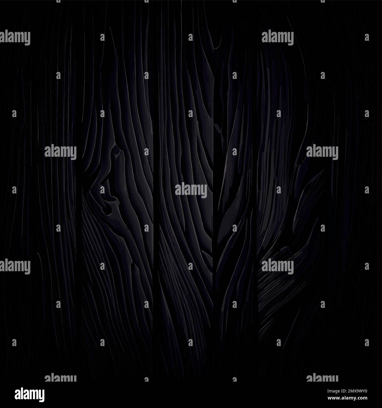 Dark wood texture with knots, board background - Vector illustration ...