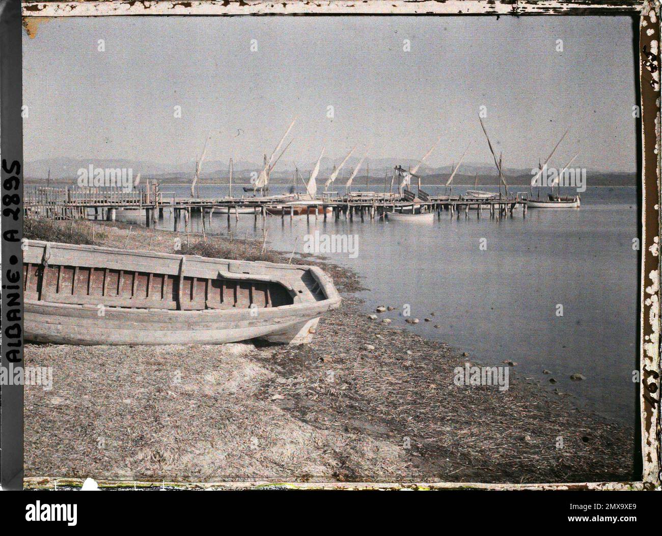 Durres, Albanie Le Port , 1913 - Balkans, Italy - Jean Brunhes and ...