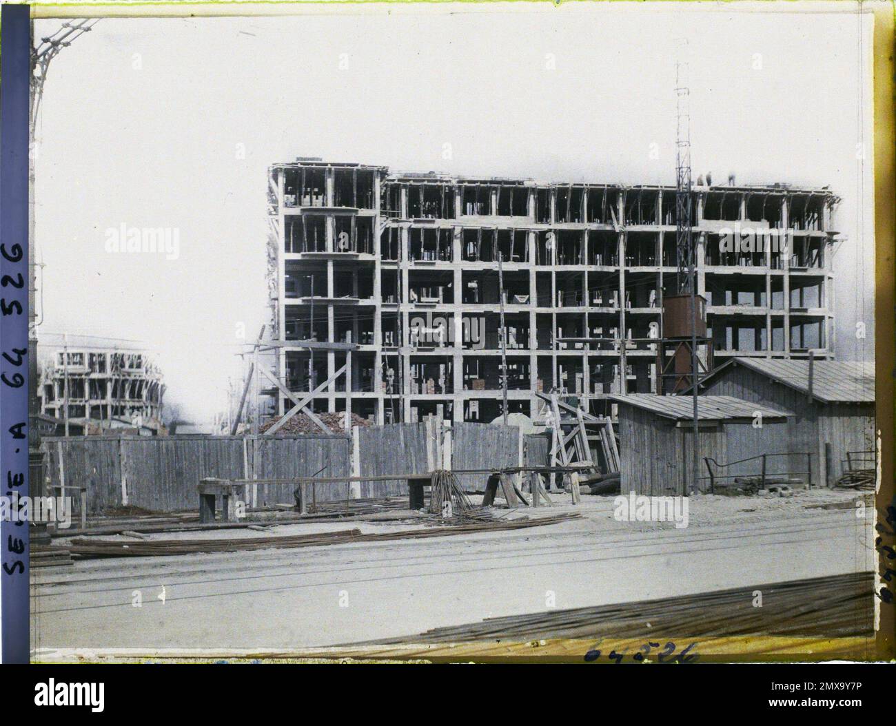 Paris (13th arr.), France Construction of new Buildings Porte d'Ivry ...
