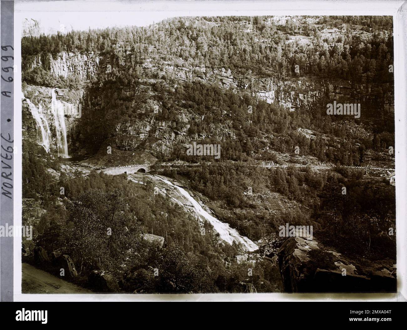 Surroundings of Eide, Norway Cascade on the road from Eide to your ...