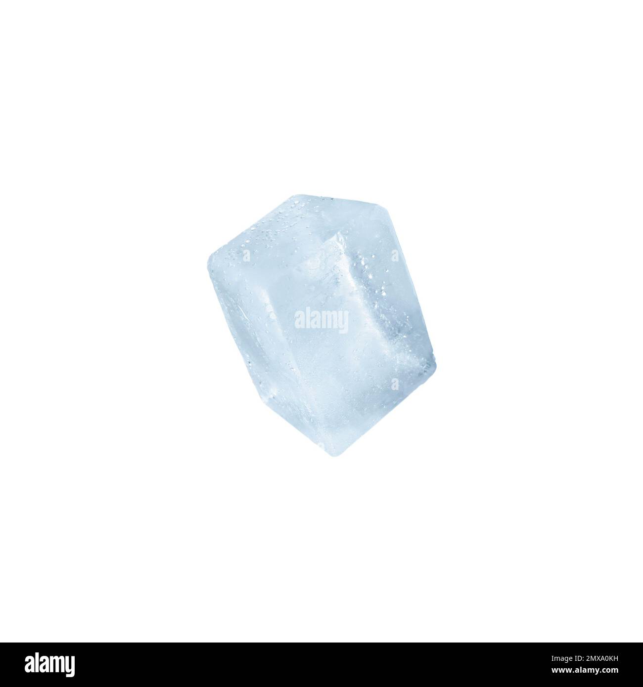 Ice cube isolated on white. Frozen liquid Stock Photo - Alamy