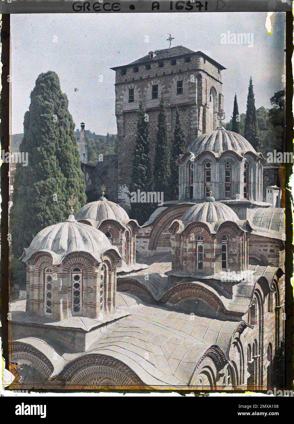 The Hilandar monastery, Greece , 1918 - Greece - Fernand Cuville ...