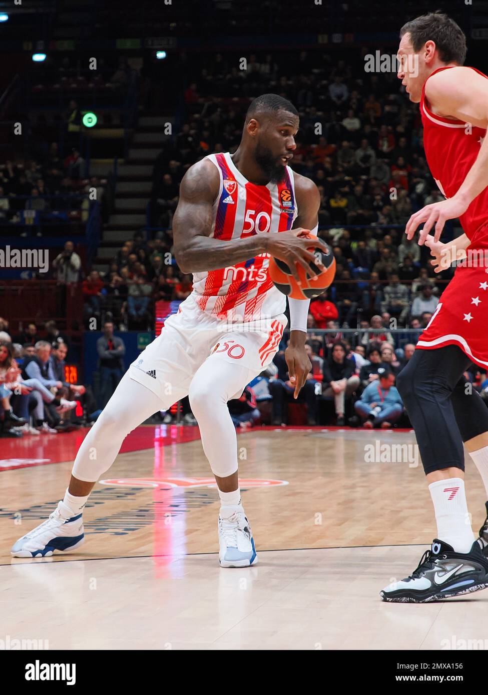 Forum of Assago, Milan, Italy, February 02, 2023, Benjamin Bentil ...