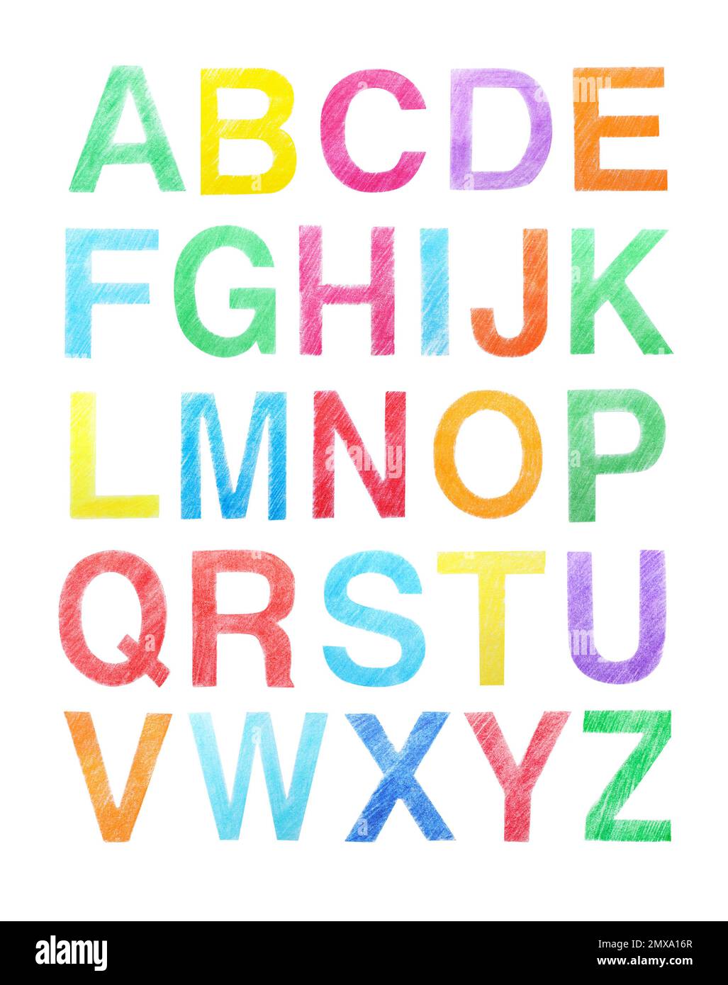 Handdrawn alphabet hi-res stock photography and images - Alamy