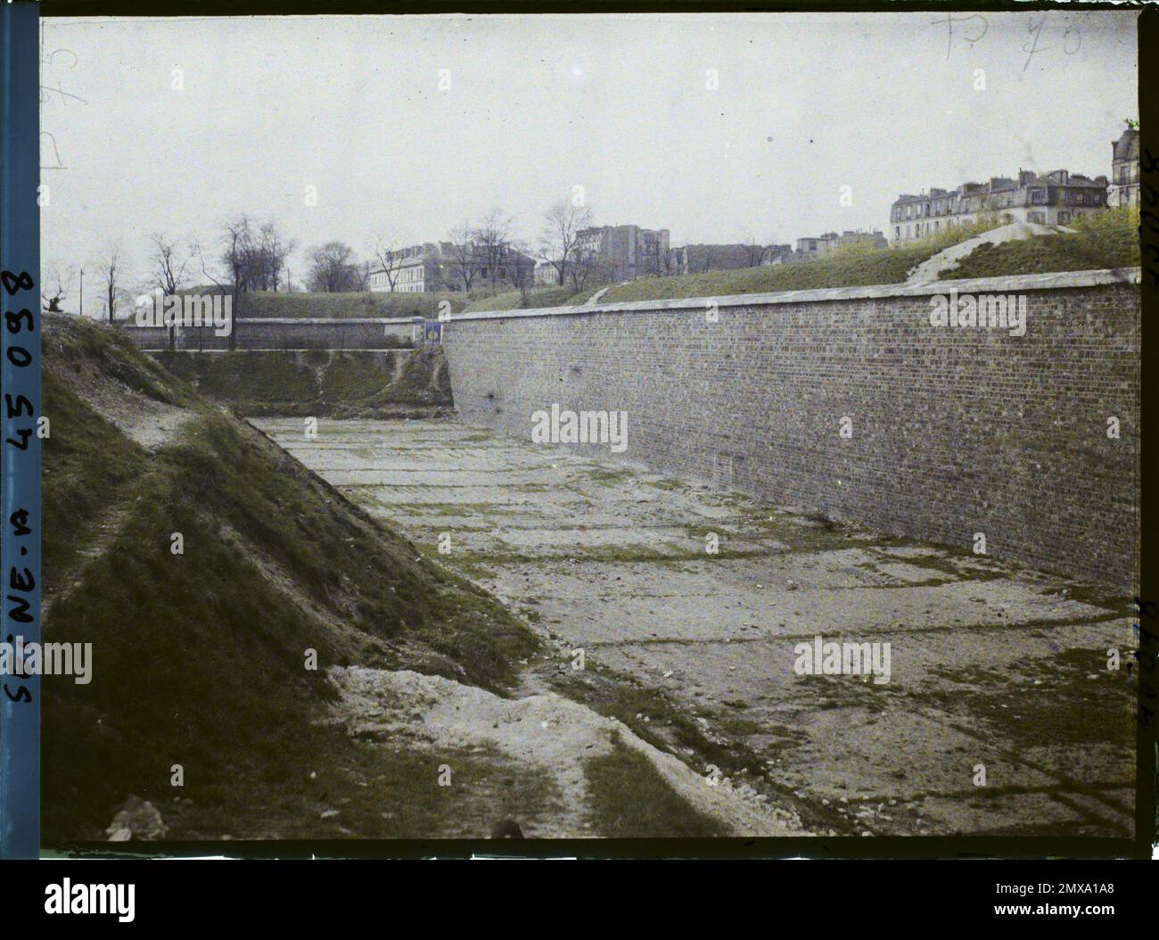 Paris (14th arr.), France Fortifications at the Porte d'Orléans Stock ...
