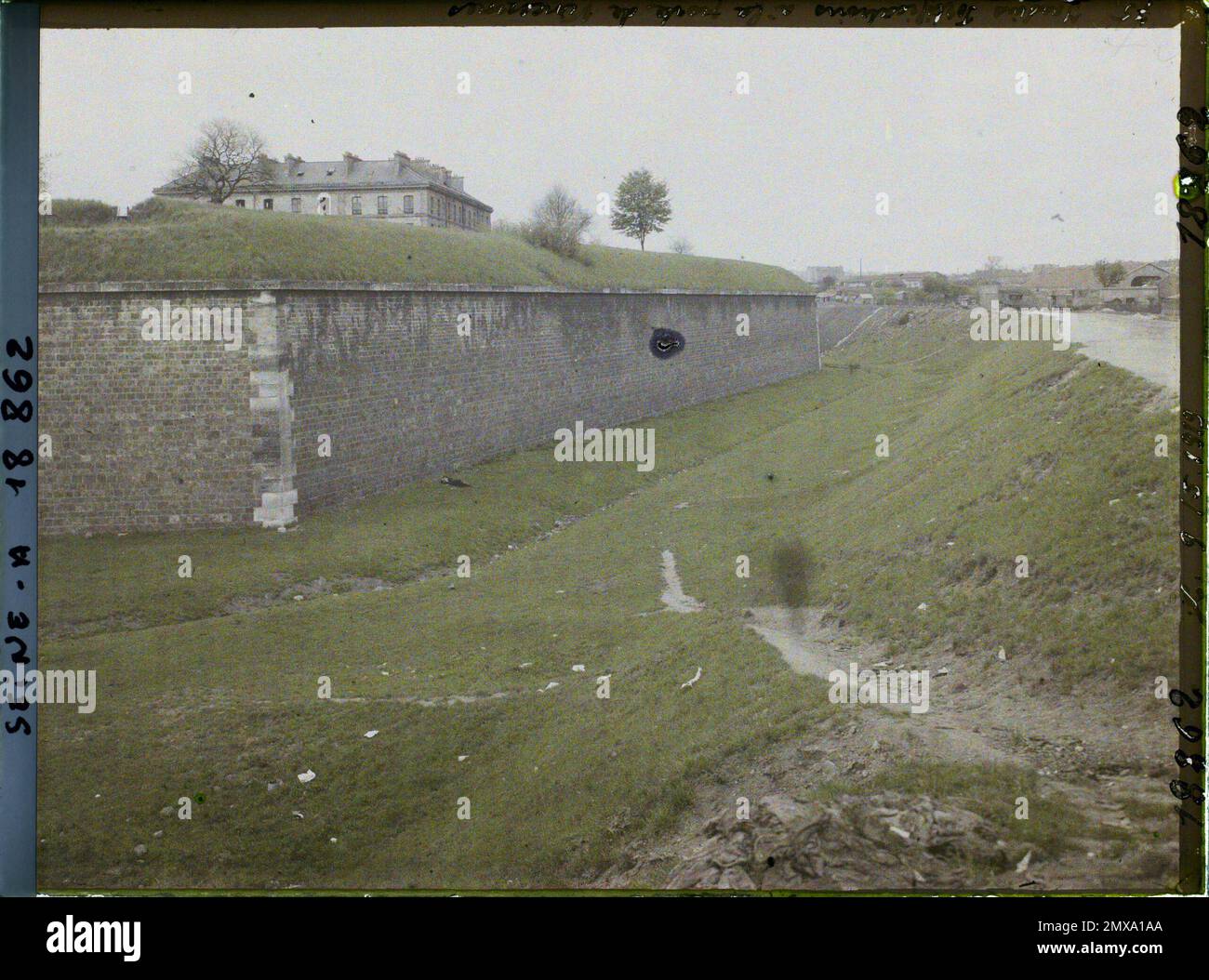 Paris (12th century arr.), France fortifications at the Porte de ...