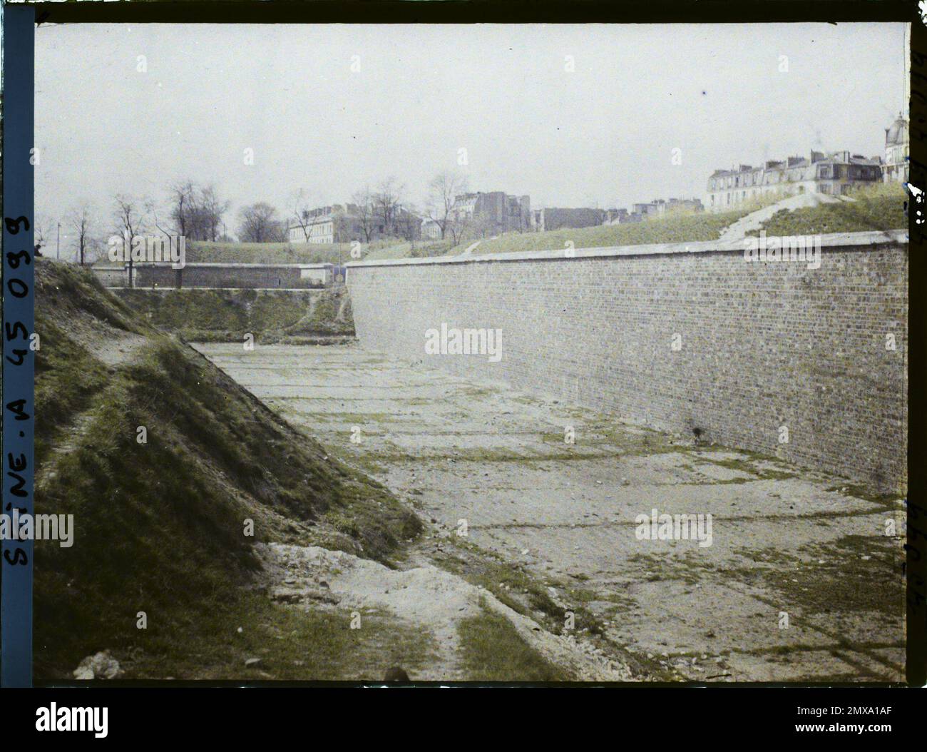 Paris (14th arr.), France Fortifications at the Porte d'Orléans Stock ...
