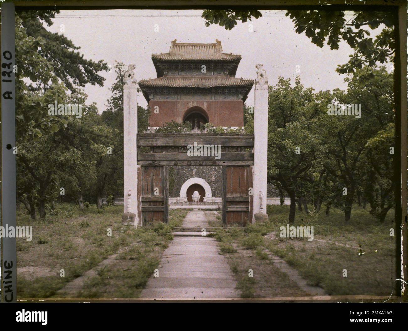 Changping, China Ming Shisanling ("Thirteen Ming Tombs") , 1913 - China ...