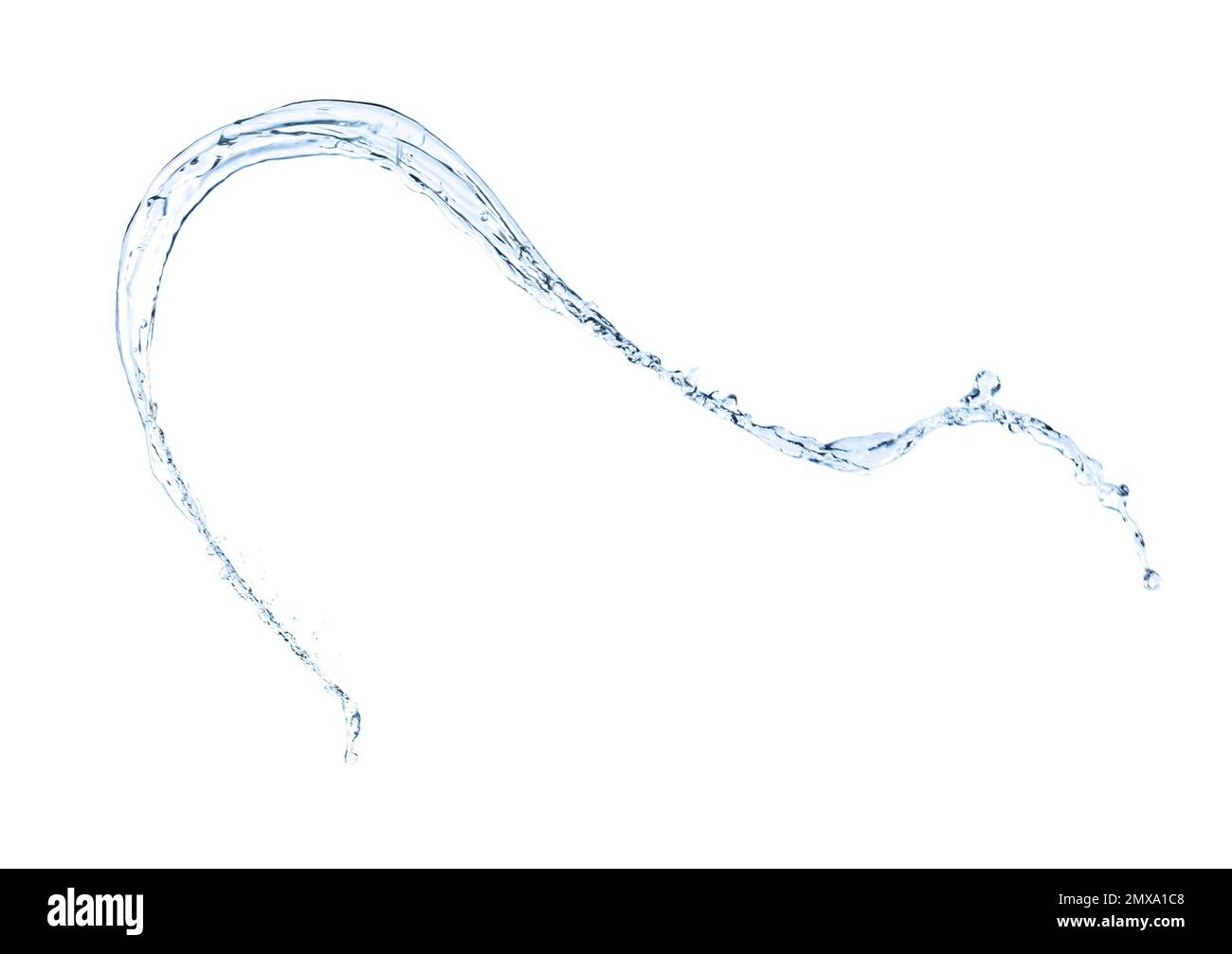 Abstract splash of water on white background Stock Photo - Alamy